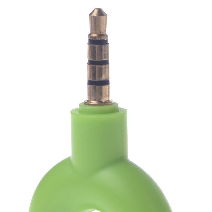 3.5mm Audio Converter Adapter Earphone Splitter 1 Port To 2 Ports N5 ...