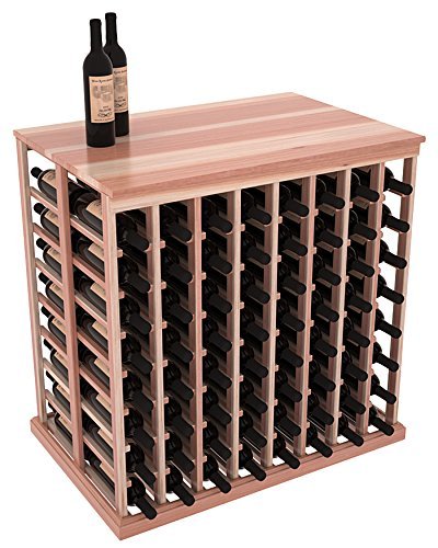 Wine Racks America Redwood Double Deep Tasting Table + Solid Top. 13 ...