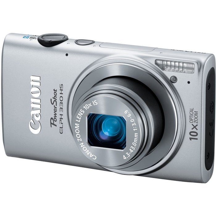 Canon PowerShot ELPH 330 12MP Digital Camera with 10x Optical Image ...