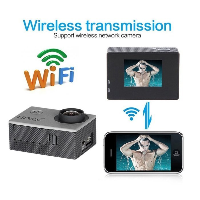 ANSITO SJ4000 Waterproof Wifi 1080P Sports Camera HD Action Camera with ...