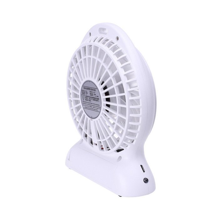 Wkae® Portable Mini Electric USB Rechargeable Fan 3 Speeds 18650 ...