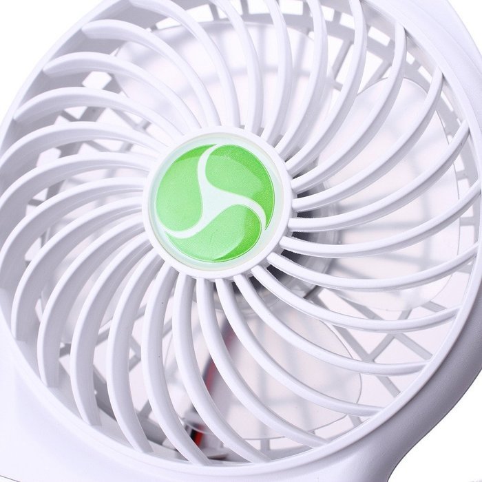 Wkae® Portable Mini Electric USB Rechargeable Fan 3 Speeds 18650 ...