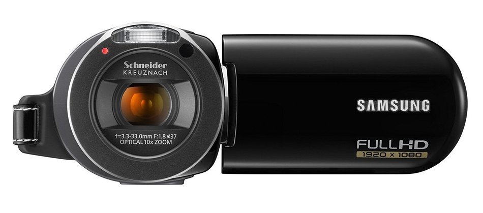 Samsung HMX-H104 HD SSD Flash Memory Camcorder with 16 GB Memory and ...