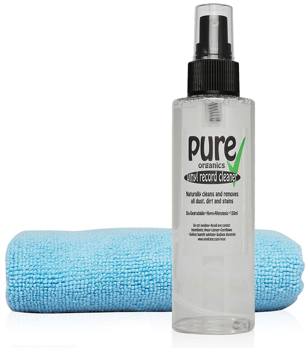 Anti-static Vinyl Record LP Cleaning Solution with Microfibre Cloth by ...