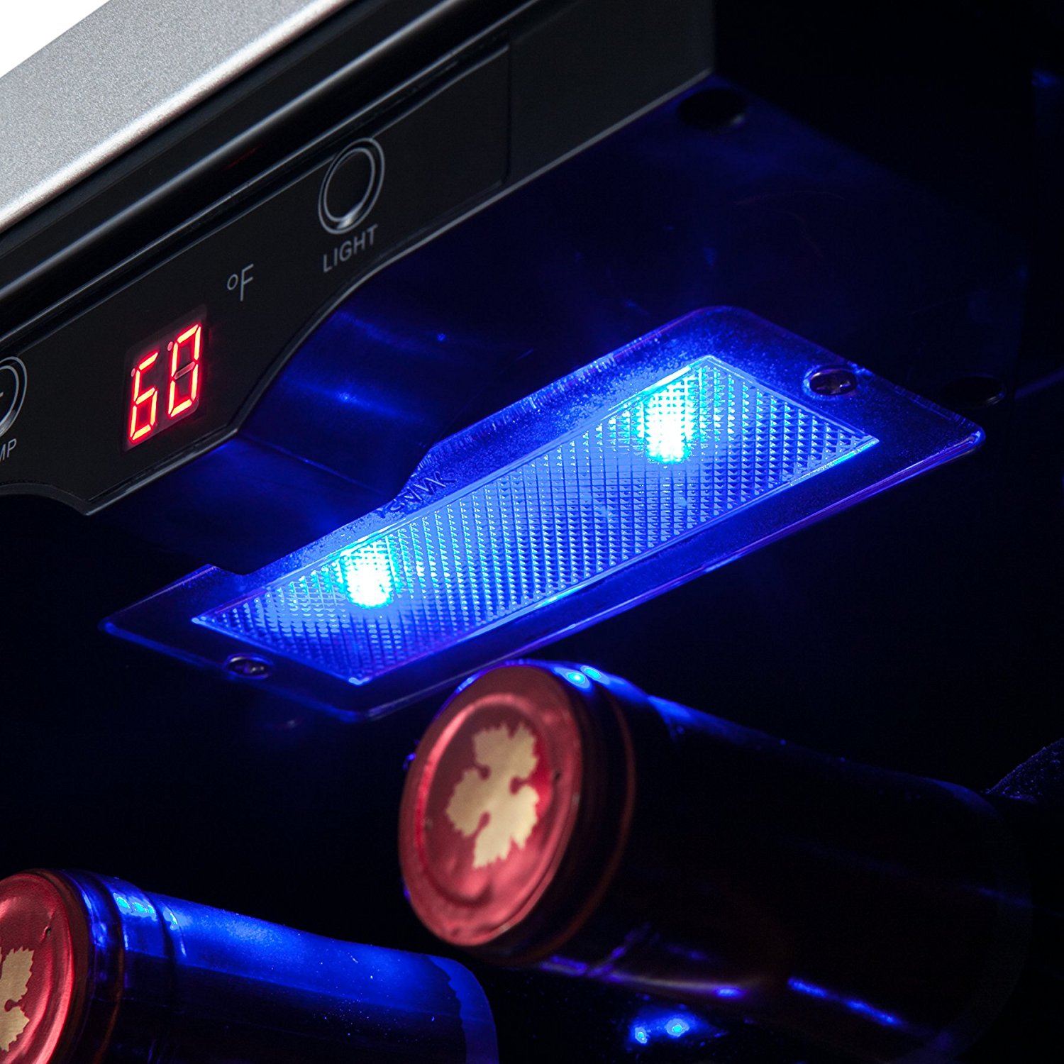 AKDY Electronic 32 BTL Wine Cooler Cellar Chiller Adjustable Control ...