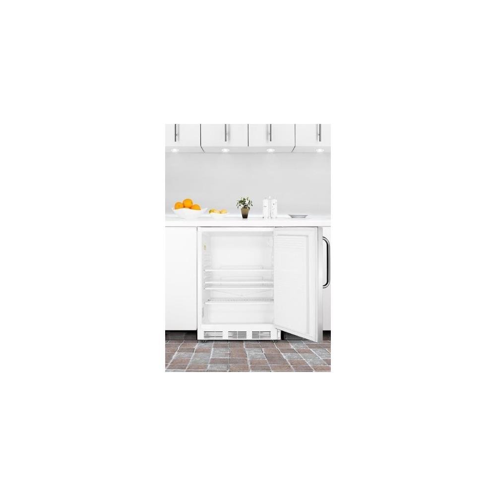 Summit ALB751LSSTB 24" Wide 5.5 Cu. Ft. Built-In Undercounter All ...