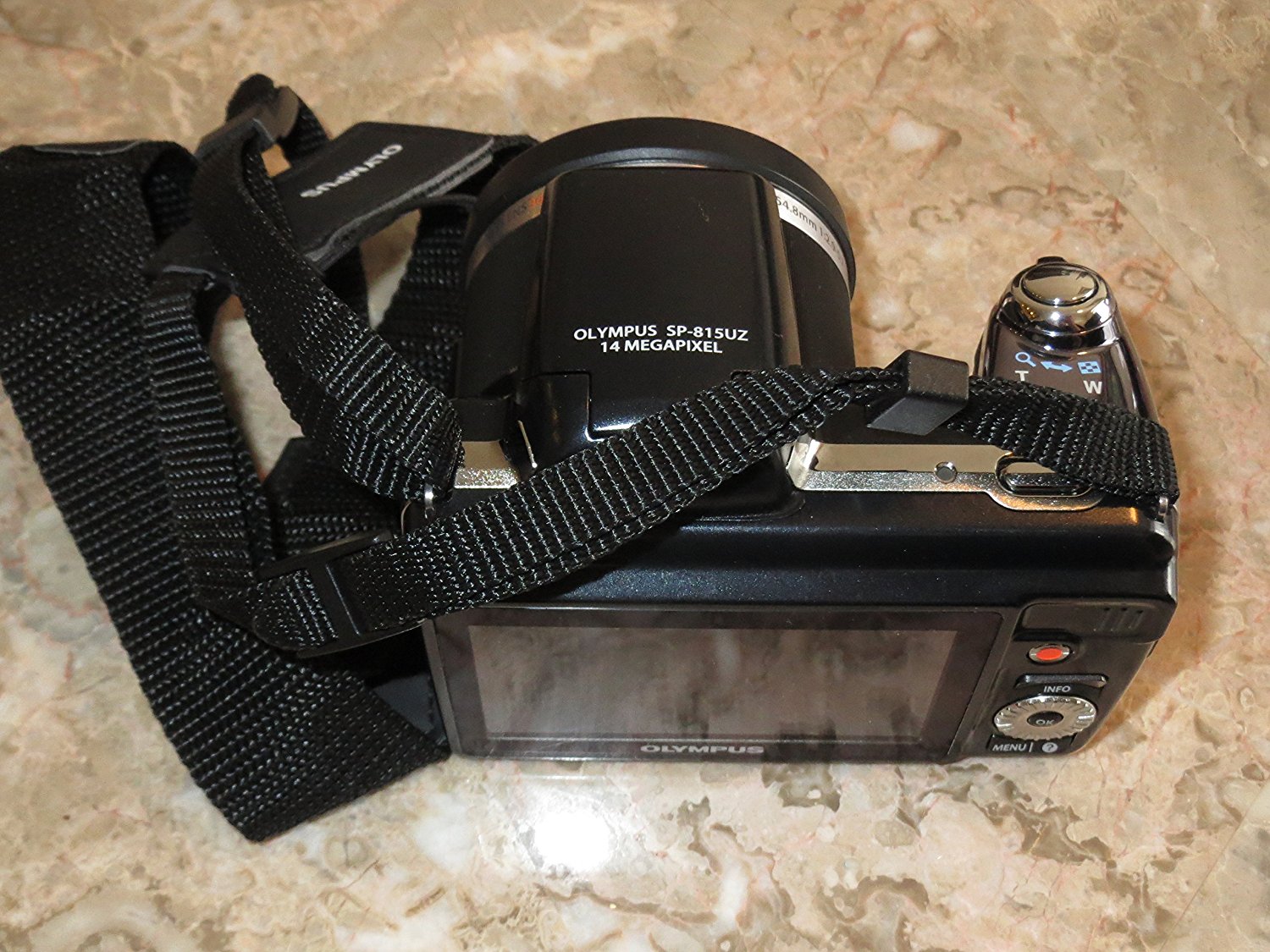 Olympus Sp-815uz 14mp Digital Camera Hdmi 36x Wide Angle 3d - Black N5 ...