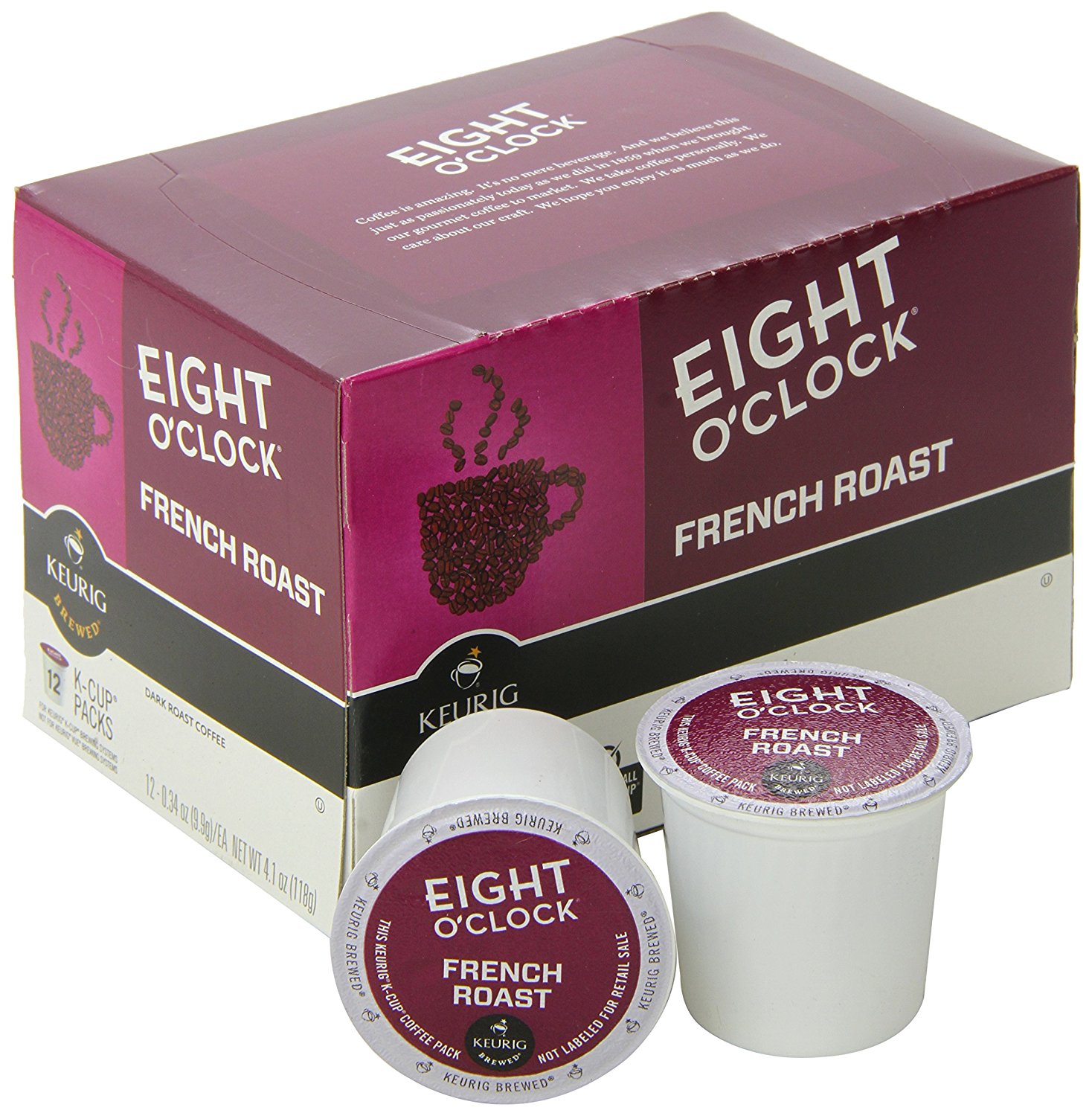 Eight O'Clock Coffee The Original, Keurig K-Cups, 12 Count, (Pack of 6) N5 free image download