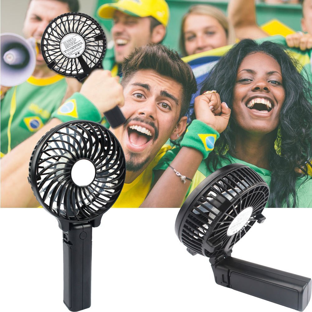 AerWo Portable Mini Fan Battery Operated Rechargeable Foldable USB ...