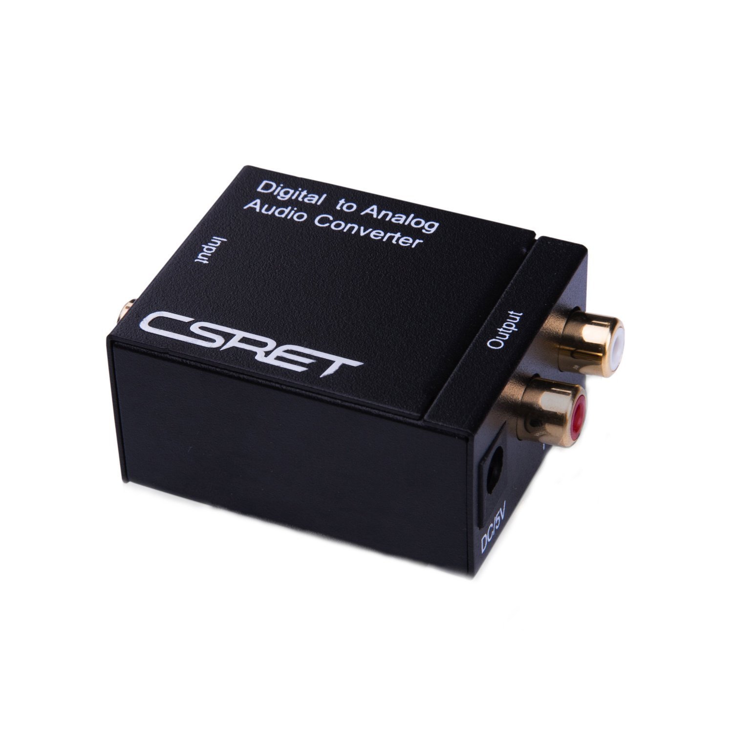 CSRET Digital to Analog Audio Converter Adapter, Coax and Optical ...
