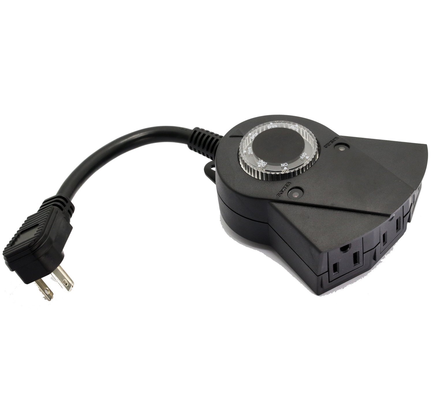 24-hour Plug-in UL Outdoor Photoelectric Timer with Three 3-pin ...