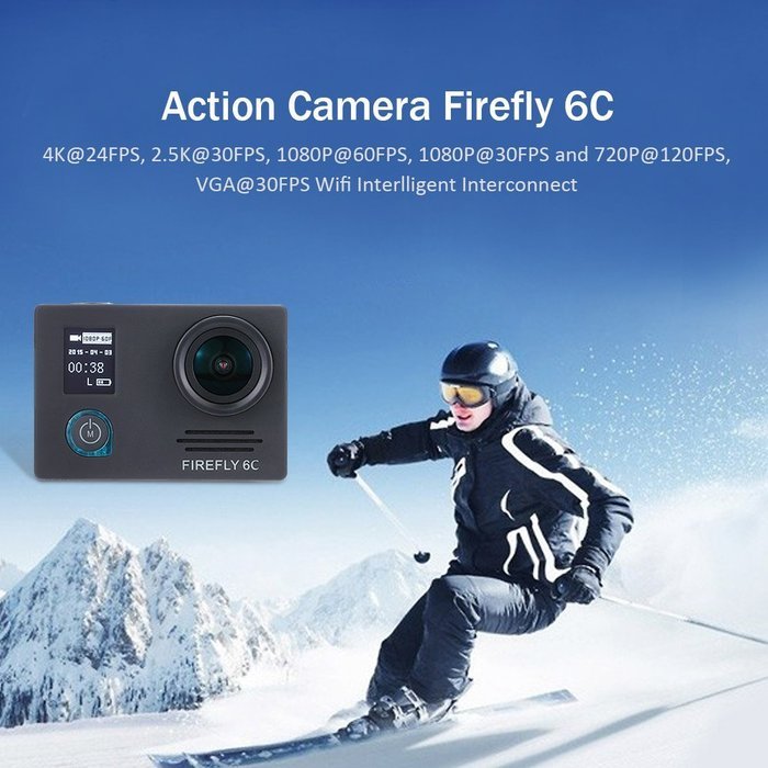 Goolsky Hawk Eye FPV Aerial Camcorder Firefly 6C 4K 24FPS Extreme Sport ...