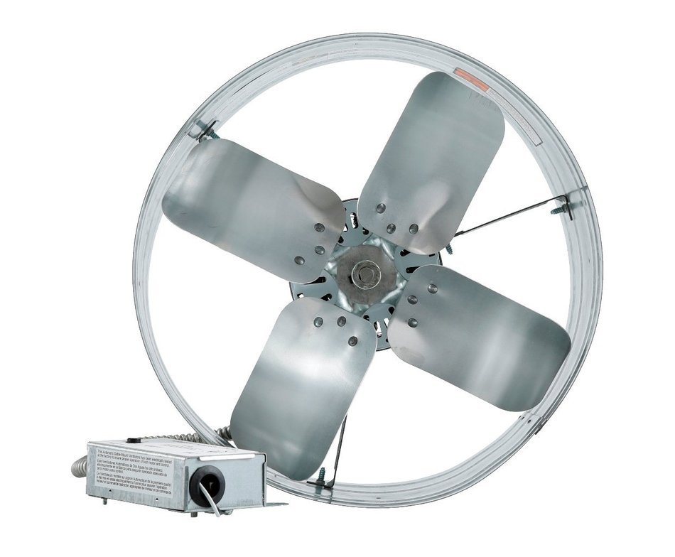 ILIVING Newest Automatic Gable Mount Attic Ventilator Fan with ...