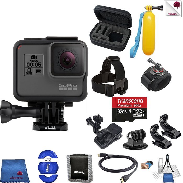 Gopro Hero 5 Black 13 Piece Adventure Bundle Includes: Go Pro Hero5 ...
