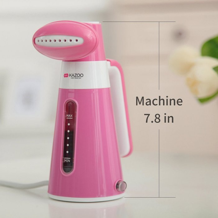 Pink Professional Portable Steamer Fabric Clothes Travel Garment Steam ...