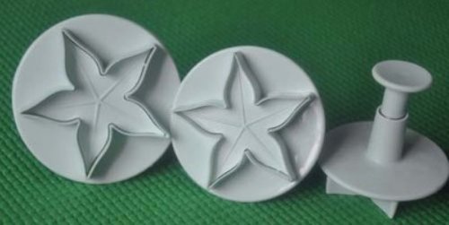 Set of 3pcs Fondant Calyx Plunger Cutter cake decorating fondant ...