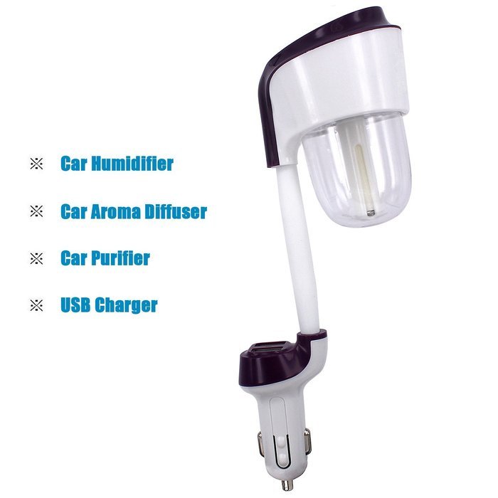 Yeworth Car Air Humidifier,2nd Generation Mini Aromatherapy Humidifier ...
