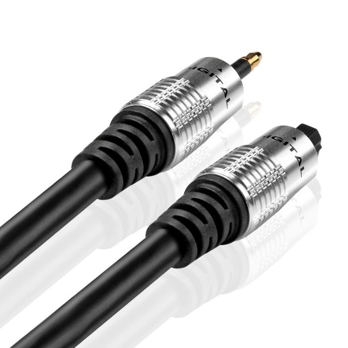TNP Premium Mini Toslink to Toslink Digital Optical Audio Cable (10 ...