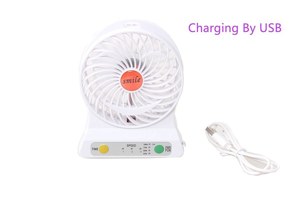 Multi-functional Portable Desk Fan Battery Operated Fan USB ...