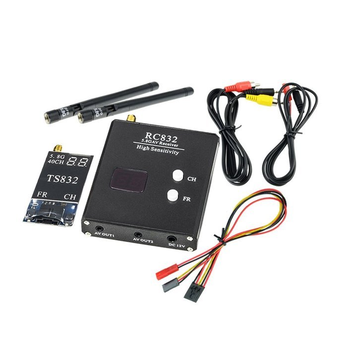 Sinopine TS832 RC832 5.8GHz 40CH 600mW Wireless FPV Transmitter and ...
