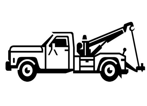 Kenworth Wrecker Truck drawing free image download