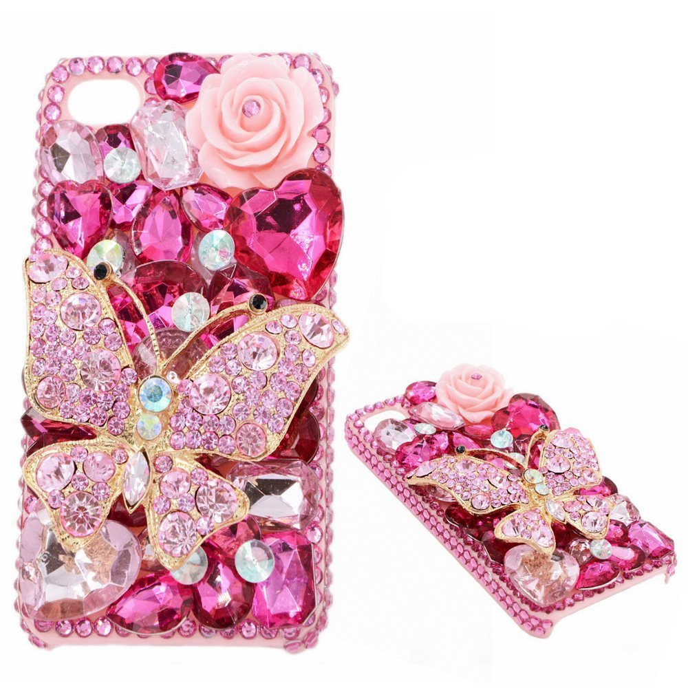 Iphone 7 Plus 5.5inch Bling Rose Gems Smartphone Cover,Yaheeda ...