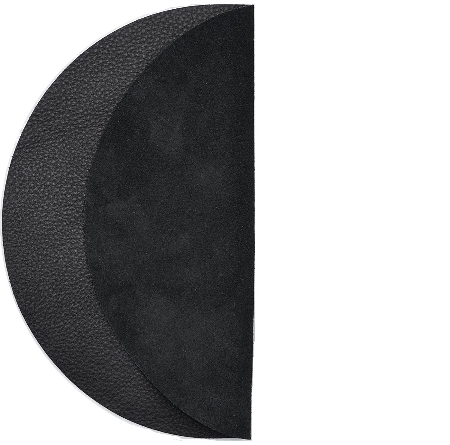 Genuine Leather Turntable Platter Mat - Heavy Grain Black N2 free image ...