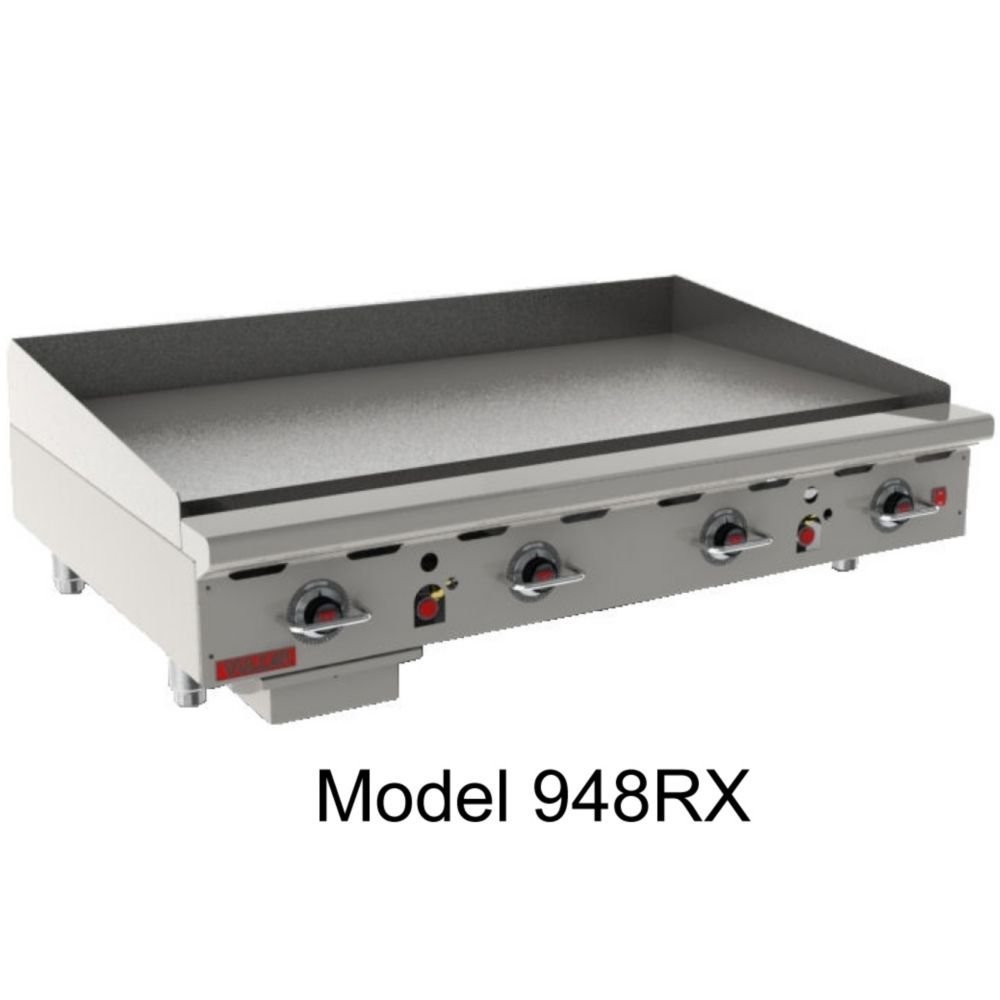 Vulcan 972RX-30 Heavy Duty Gas Griddle 72" W x 30" D plate 162,000 BTU ...