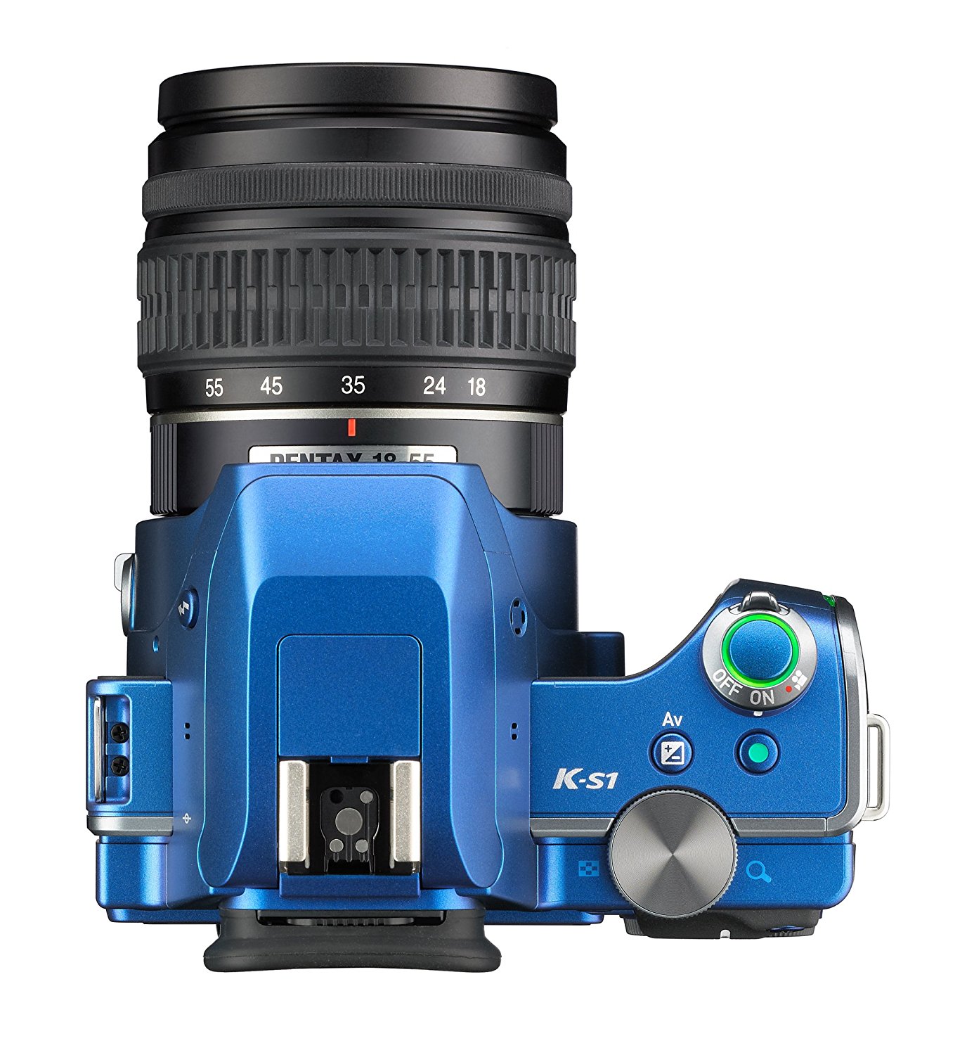 Pentax K-S1 SLR Lens Kit with DA L 18-55 mm Lens (Blue) N3 free image ...