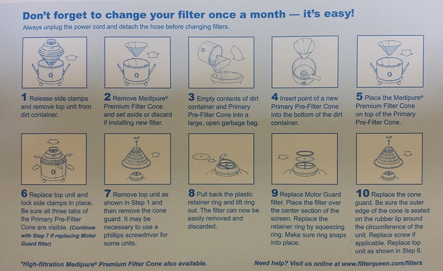 12 Genuine FilterQueen Majestic Vacuum Cones N2 free image download