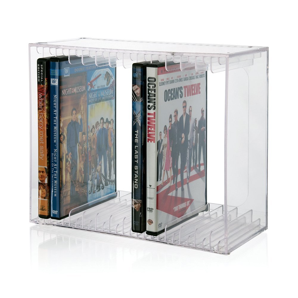 Stackable DVD Holder - holds 14 standard DVD cases free image download