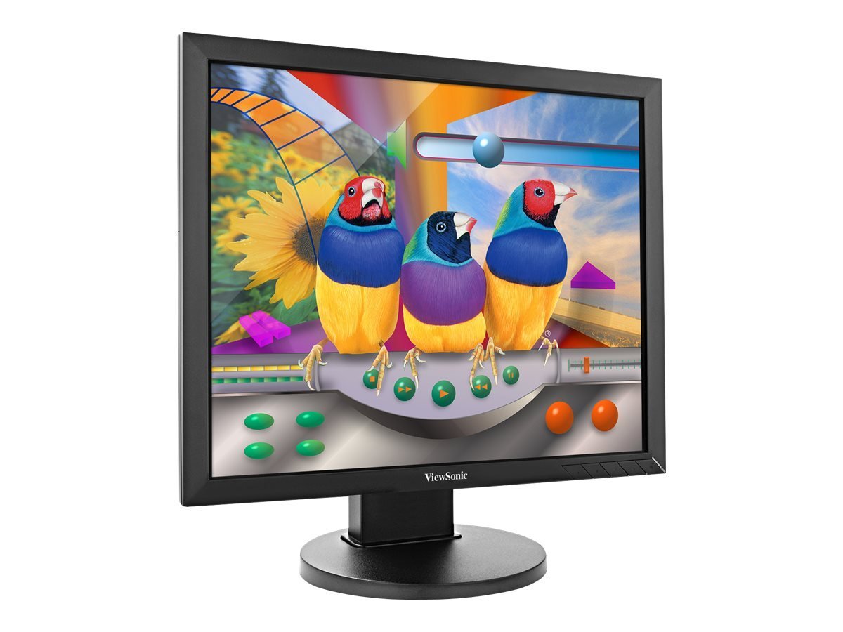 ViewSonic 19-inch LED Monitor, 1280 x 1024p Resolution, Ergonomic Stand ...