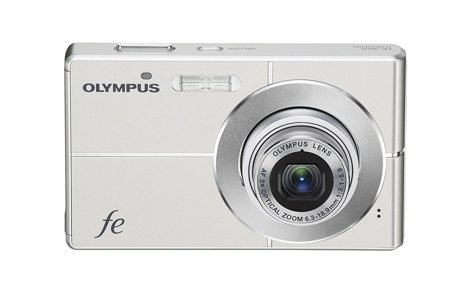 Olympus FE-3000 10MP Digital Camera with 3x Optical Zoom and 2.7 Inch ...