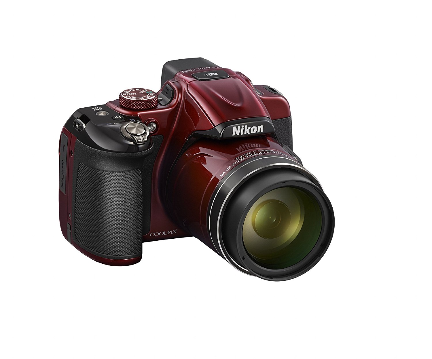 Nikon COOLPIX P600 16.1 MP Wi-Fi CMOS Digital Camera with 60x Zoom ...