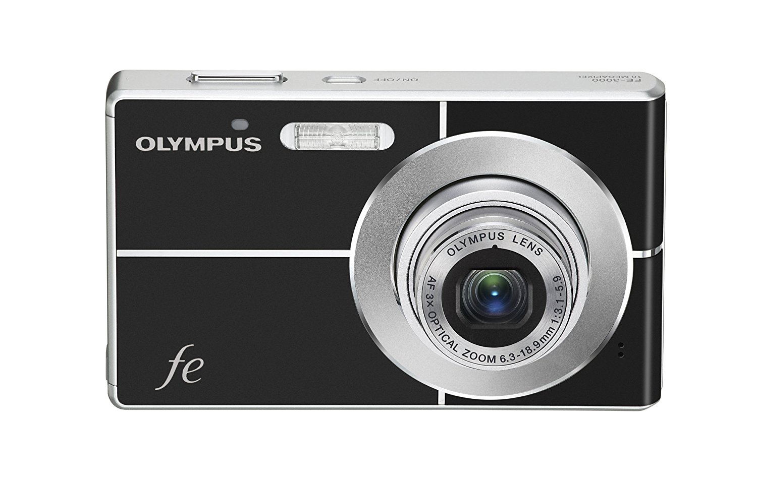 Olympus FE-3000 10MP Digital Camera with 3x Optical Zoom and 2.7 Inch ...