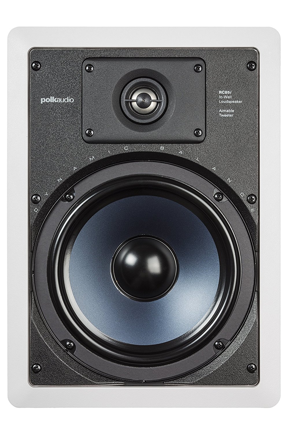 Polk Audio RC55i 2 Way In Wall Speakers Pair White N5 Free Image