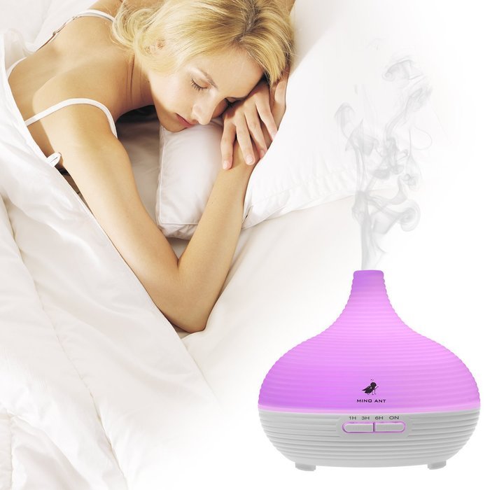 300ML Aromatherapy Essential Oil Diffuser,MINO ANT Cool Mist Ultrasonic ...