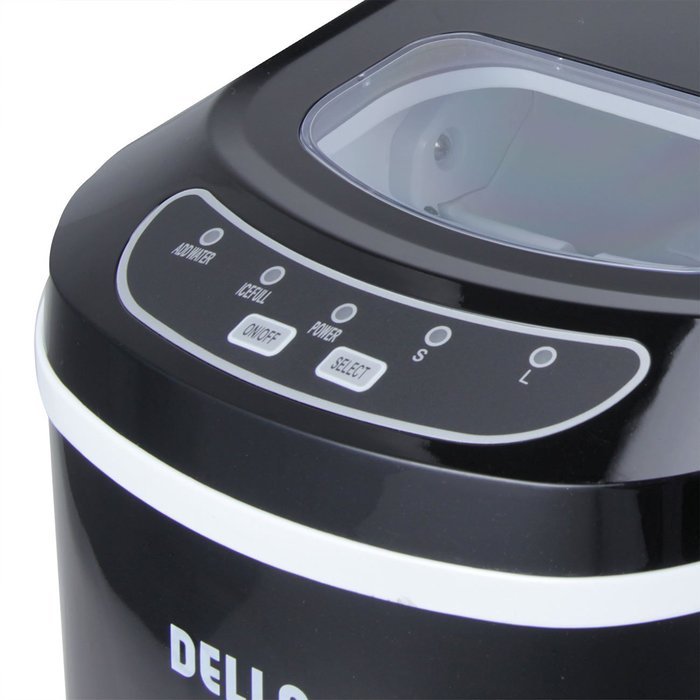 Della Portable Ice Maker Easy-Touch Buttons Digital 2 Selectable Cube ...