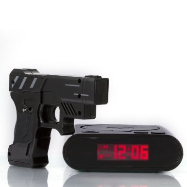 WAYCOM Newest Target Alarm Clock Creative Lock N'load Gun Alarm Clock ...