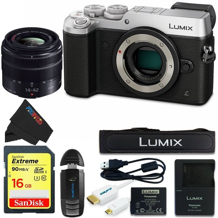 Panasonic DMC-GX8 (SLK3) Lumix Digital Camera Bundle (Silver) free ...