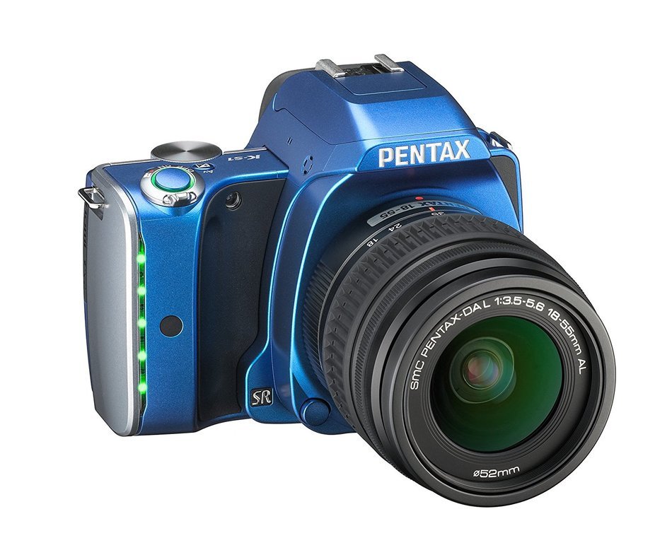 Pentax K-S1 SLR Lens Kit with DA L 18-55 mm Lens (Blue) free image download