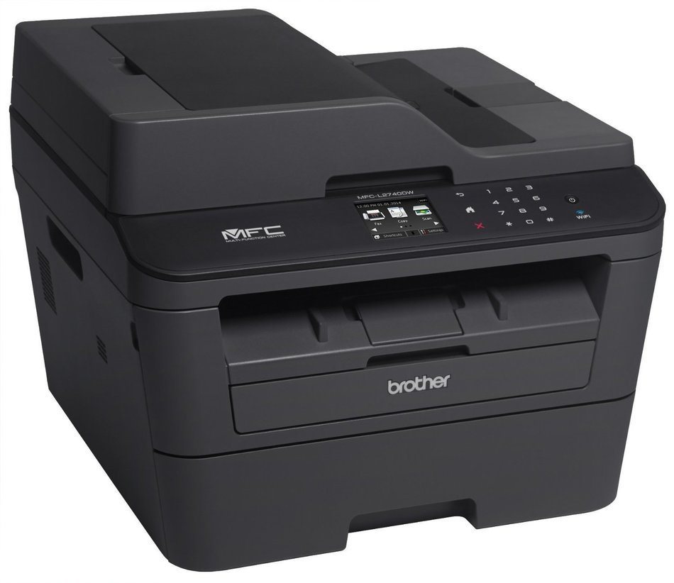 Brother MFCL2740DW Wireless Monochrome Printer with Scanner, Copier and ...