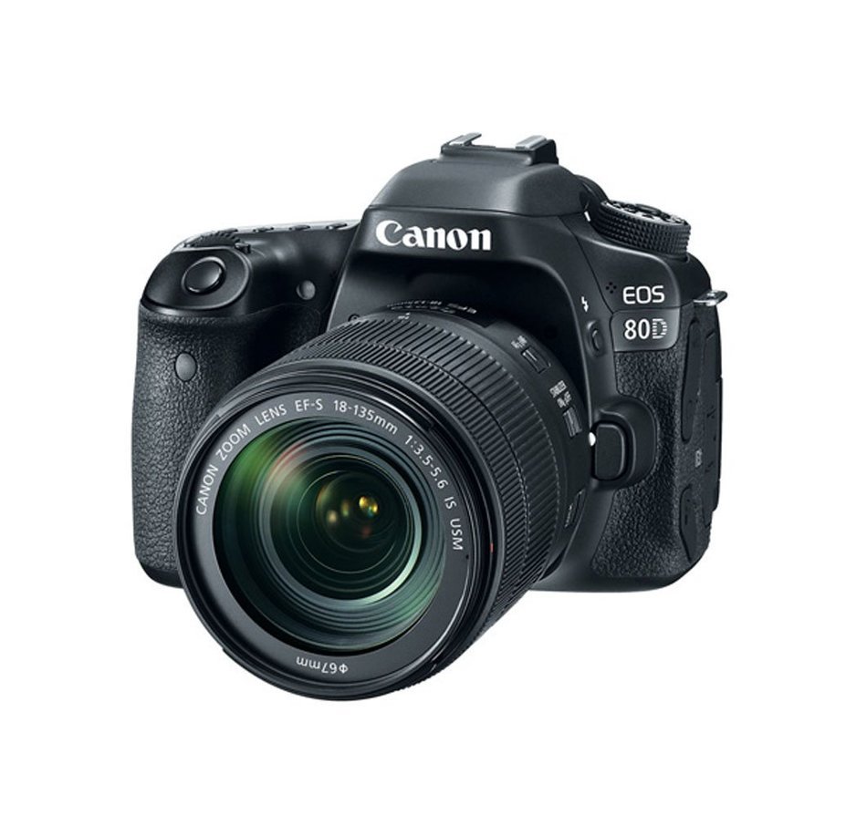 Canon EOS 80D Video Creator Kit with 18-135mm Lens with Software & 64GB ...