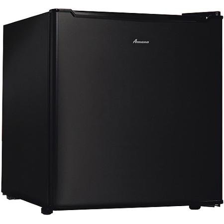 Amana 1.7 cu ft Compact Single-Door Mini Refrigerator, Black free image ...