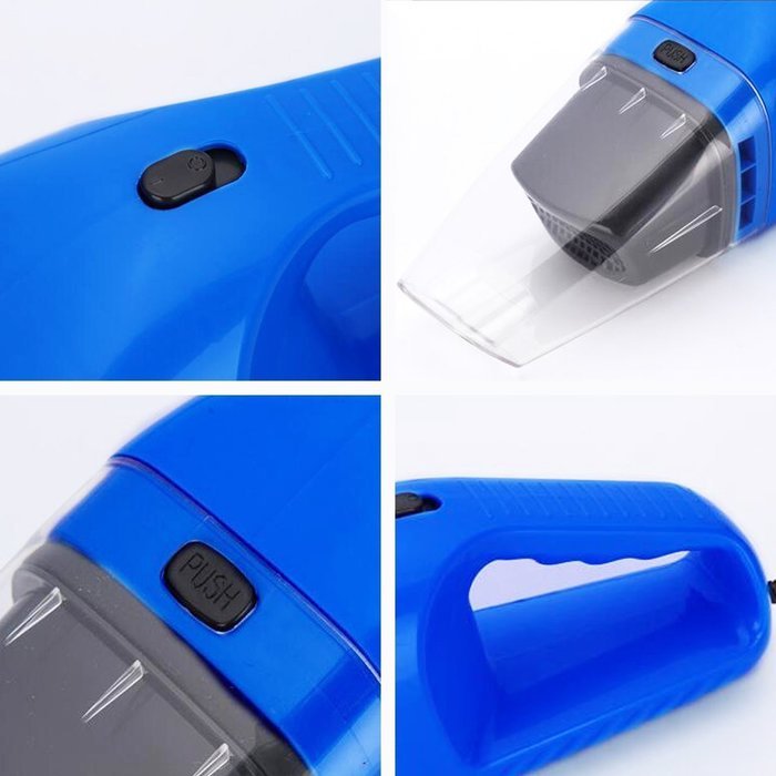 Grikey High Power 100W Wet Dry Car Use Vacuum Cleaner Portable Dust ...