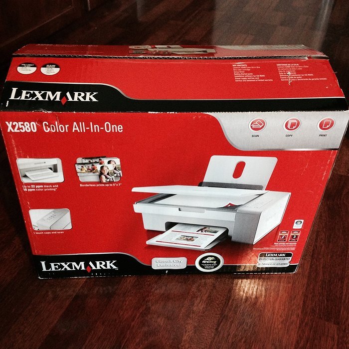 LEXMARK X2580 free image download