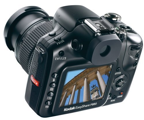 Kodak Easyshare P880 8 MP Digital Camera with 5.8x Wide Angle Optical ...