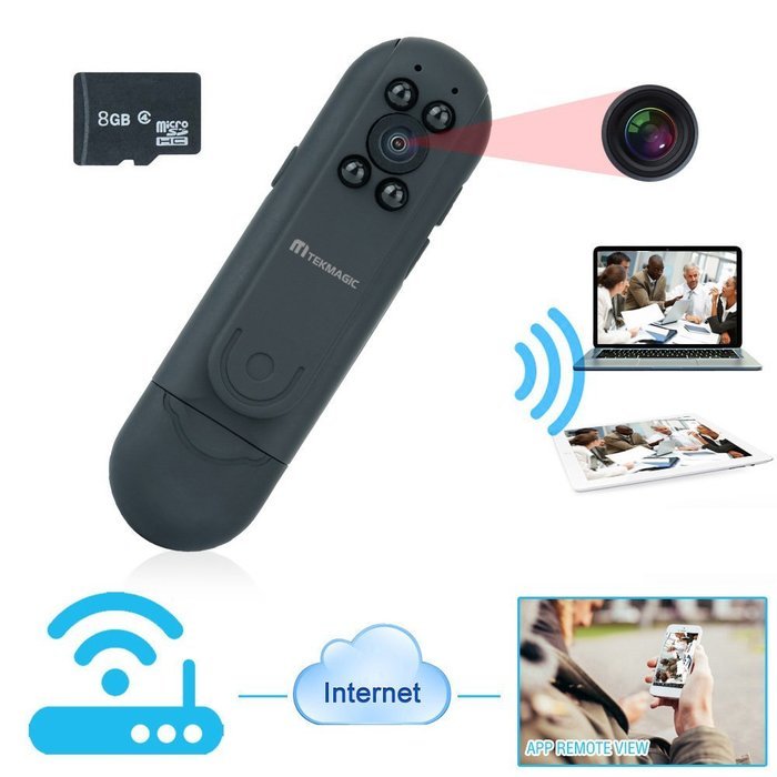 TEKMAGIC 8GB 1920x1080P HD Wifi Network Motion Detective Camcorder ...