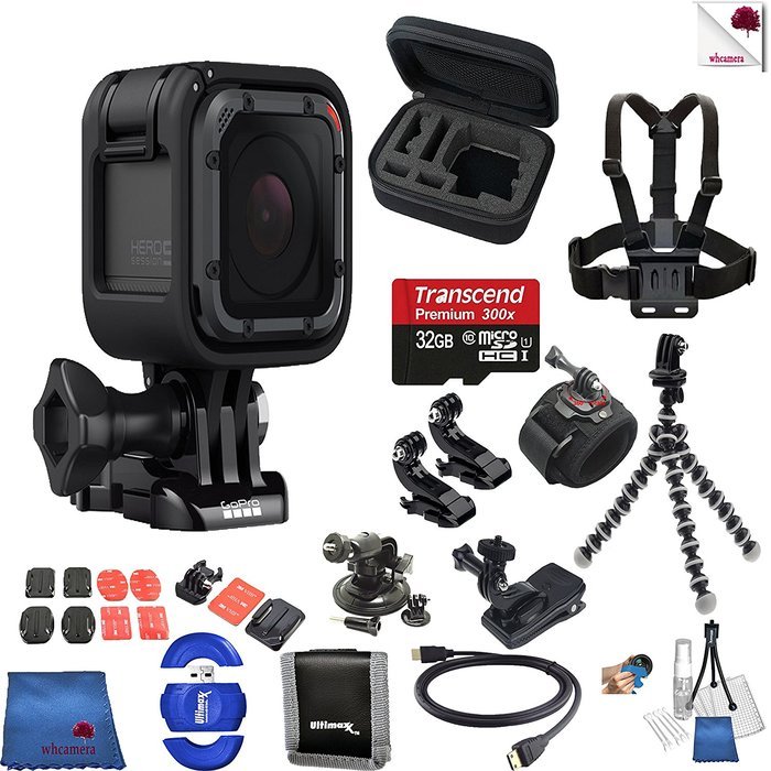 Gopro Hero 5 Session 15 Piece Pioneer Bundle Includes: Go Pro Hero5 ...
