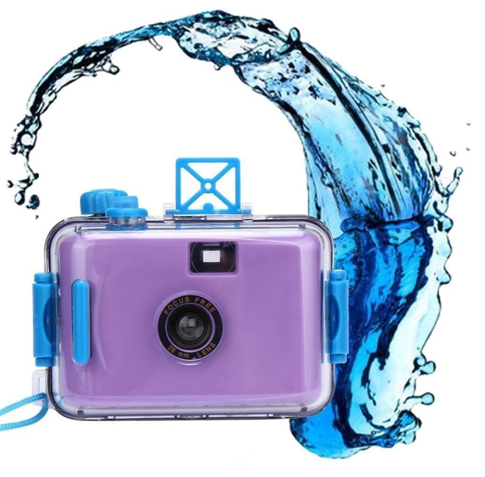 Sport camera POTO Underwater Waterproof Mini 35mm Film Camera (ORANGE ...